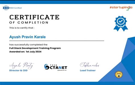 Ayush Karale On Linkedin Octanet Octanet Careergrowth Internship Webdev