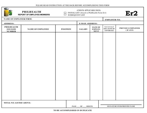 Fillable Form Philhealth Er2 Edit Sign Download In Pdf 51 Off