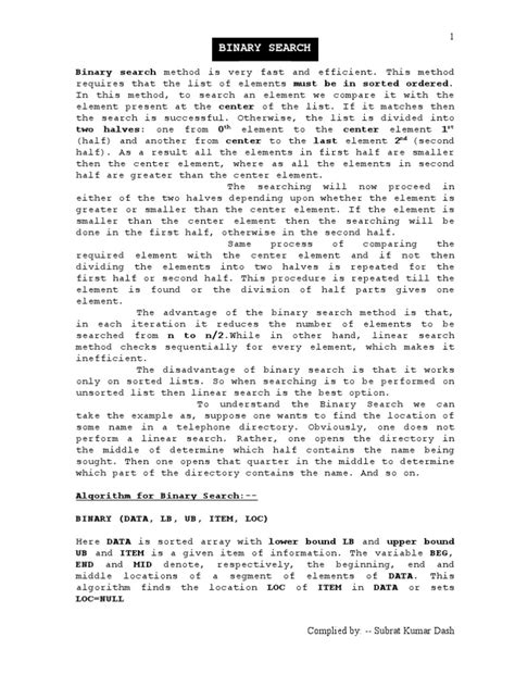 binary search pdf algorithms and data structures applied mathematics