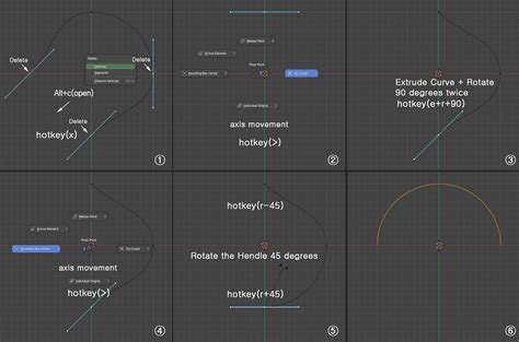 Creating Half Bezier Circle Modeling Blender Artists Community