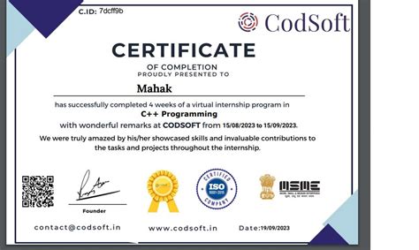 Mahak On Linkedin Codsoft Codsoftinternship Codsoftintern