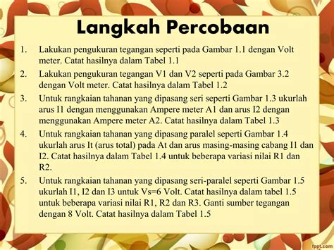 Rangkaian Resistor By Resty Annisa Pdf
