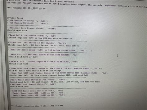 Ds90ub954 Q1evm Running Bist Using Alp And Ds90ub953954 Interface Forum Interface Ti E2e