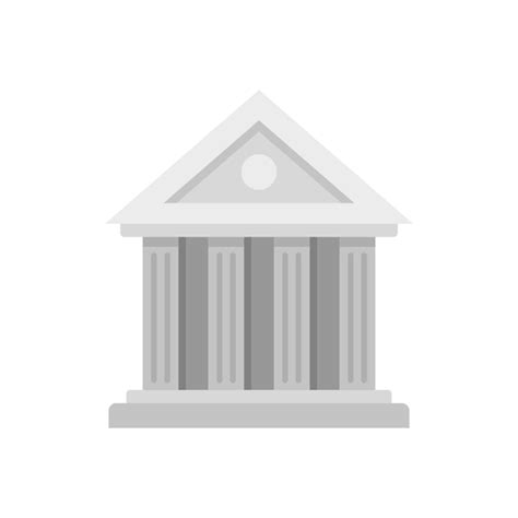 Icône De Construction De Lois Illustration Plate De Licône De Vecteur