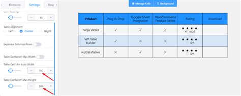 Create Online Tables Easily With Drag And Drop Table Builder
