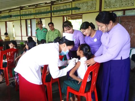 အင်္ဂပူမြို့တွင်‌ ကျောင်းအခြေပြု အသက် ၉ နှစ်ပြည့်ပြီး ၁၂ နှစ်‌ အောက် မိန်းကလေးများအား သားအိမ
