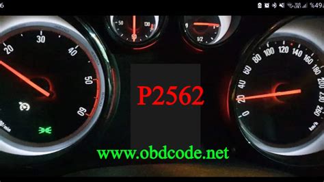 P2562 Fault Error Code Turbo Charger Boost Control Position Sensor A Circuit