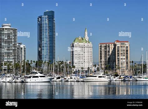 Long Beach California 8 Nov 2024 Long Beach Shoreline Marina With