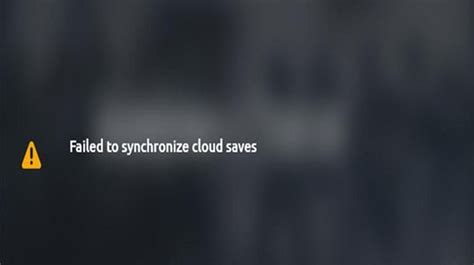 Couldnt Sync Your Saved Data Due To Conflict Error On Consoles