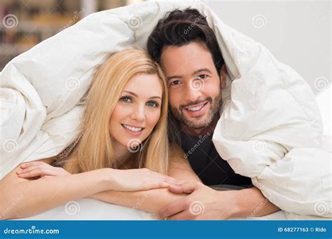 Couple Under Blanket Stock Image Image Of Unity Loving 68277163