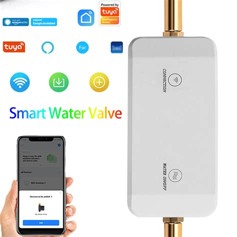 Nas Wv01w Tuya Wifi Smart Control Water Valve Flow Meter Pressure Sensor Temperature Leakage