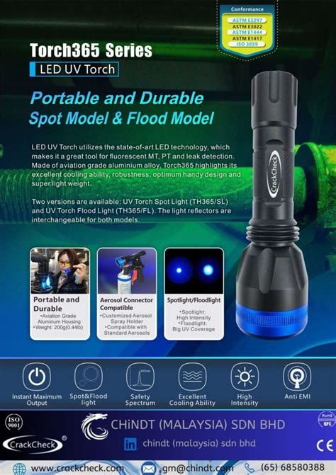 Chindt Ndt Magneticparticleinspection Penetrantinspection Uvlamp Testing Chindt