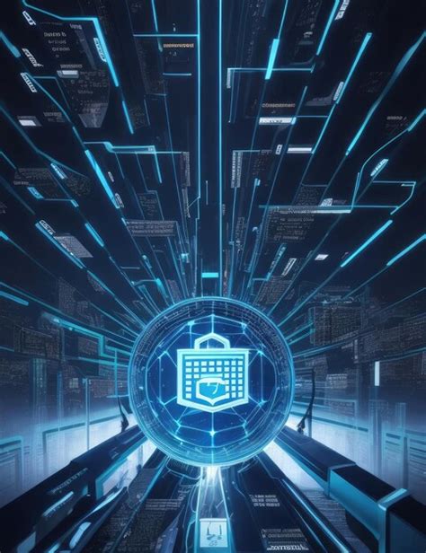 Premium Photo Digital Technology Internet Network And Cybersecurity Of Data Centre Ai Generated