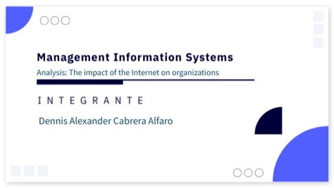 Performance Based Information Systems Genially