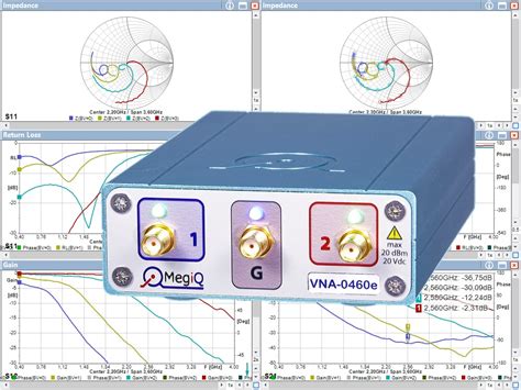 Vector Network Analyzer Tdr 3 Port 6ghz Megiq Rf Development Tools