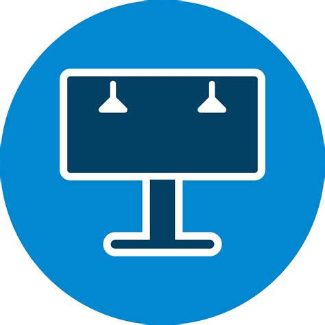 Billboard Vector Icon 348697 Vector Art At Vecteezy