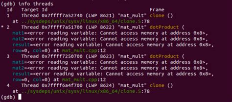 Debugging Multithreaded Programs In GDB