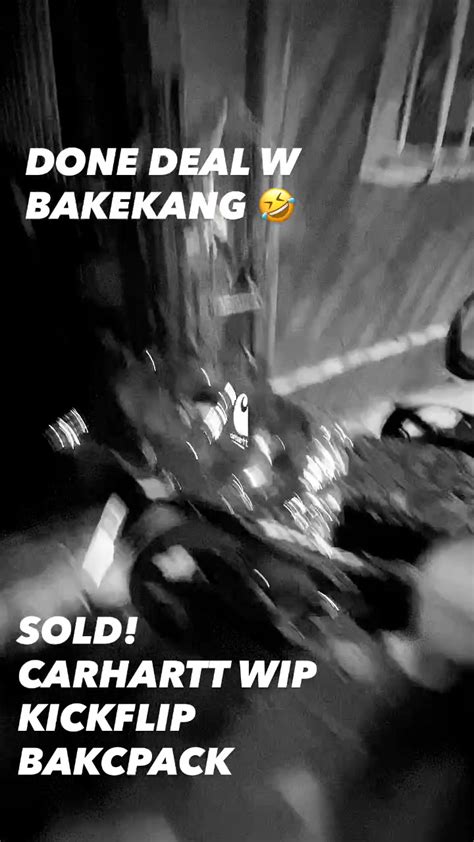 Sold Carhartt Wip Kickflip Backpack Thankyou Sa Buyer Natin At Kay Bakekang Na Guest Natin