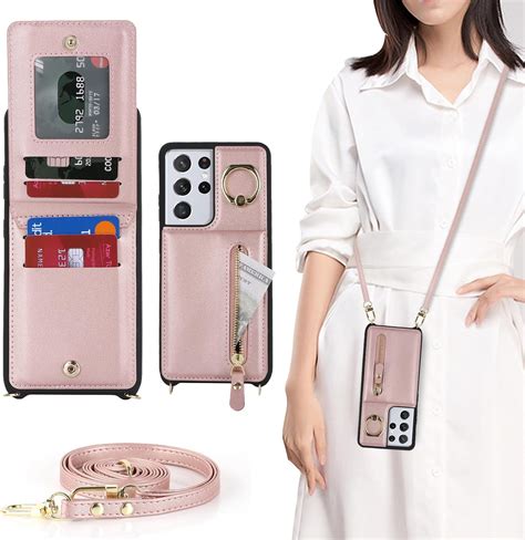 Amazon Com Deyhu Samsung Galaxy S Ultra Case With Card Holder For Women Galaxy S Ultra