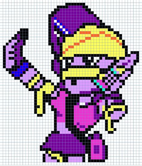 브롤스타즈 비비 대형 펄러비즈 도안 Brawl Stars Bibi Perler Beads Artofit