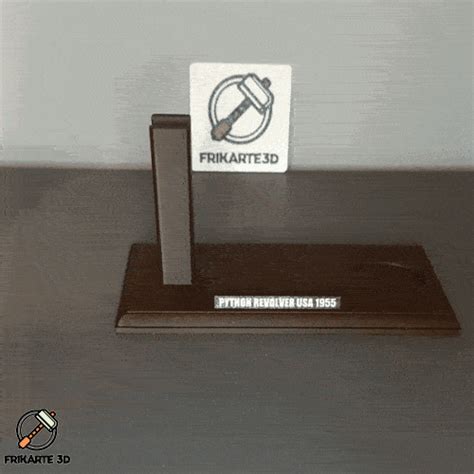 🇺🇸 Python Revolver Usa 1955 Display Stand・ Stl File For 3d Printing・cults