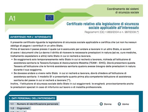 Modello A1 Inps Scaricabile E Modificabile Gratis Cm Data