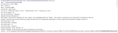 Windows环境下用python实现web服务器 计算机网络windows 可以运行 Python Web吗 Csdn博客