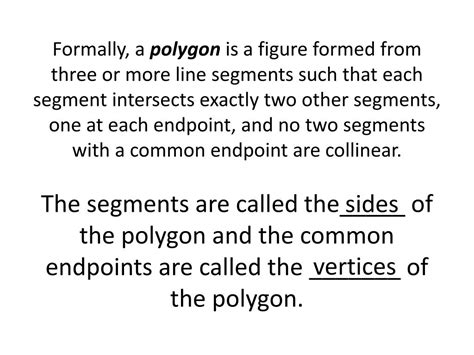 PPT Honors Geometry Sections 3 1 3 6 Polygons And Their Angle Measures PowerPoint