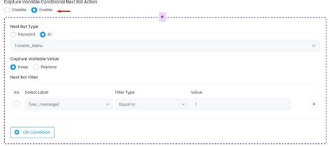 Capture Variable Validation Click4Wasap
