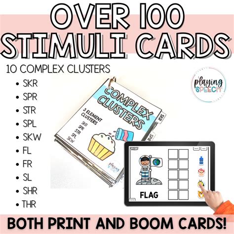 Complex Clusters For Speech Therapy Complexity Approach — Playing Speech Speech Therapy