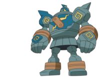 Golurk Pokemon Ghost Type Ground Type Guardian Spirit Powerful