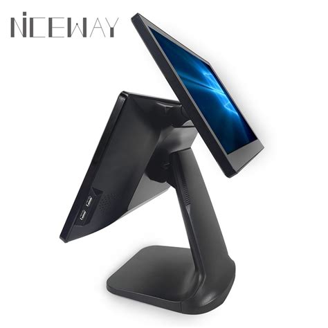 Windows Dual Screen All In One Touchscreen Cash Register POS System Terminal China Terminal