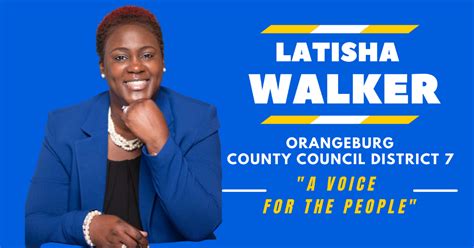 County Council Candidate Latisha Walker Orangeburg
