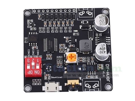 Dc 12v 24v Voice Playback Module High Power Digital Amplifier For Arduino