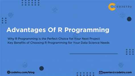 Advantages Of R Programming Codetru