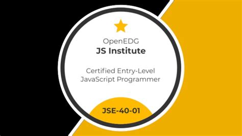Jse 40 01 Javascript Certification Practice Tests 2024 Free Courses With Certificates