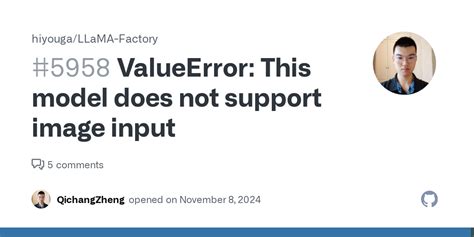 Valueerror This Model Does Not Support Image Input · Issue 5958