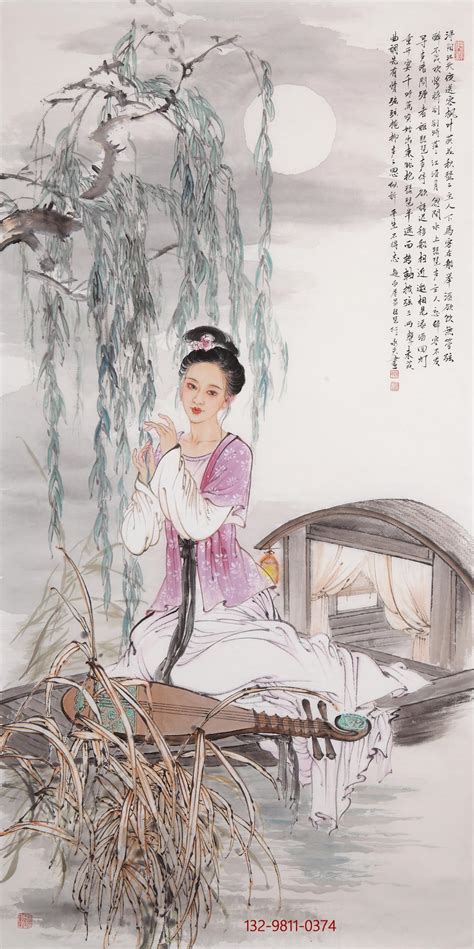 赵永夫人物画精美绝伦 赫赫有名 知乎