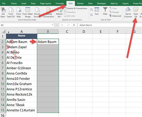 how to remove numbers from text cells in excel za