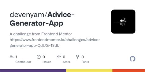 Github Devenyam Advice Generator App A Challenge From Frontend Mentor Https