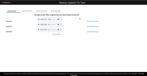 Speech To Text Stt Using The Watson Speech Library By Abhilasha