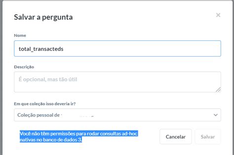 Error You Do Not Have Permissions To Run Native Ad Hoc Queries Against Database 3 Bug