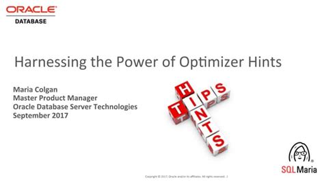 Harnessing The Power Of Optimizer Hints Pdf