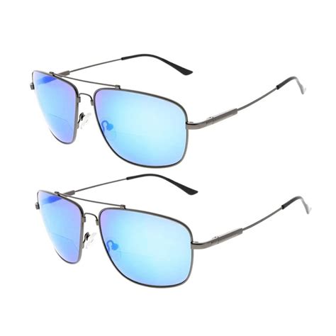 Reading Bifocal Sunglasses Fashion Readers 2 Pack Women Men