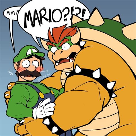 Luigi And Bowser Mario Drawn By Racesolar Danbooru