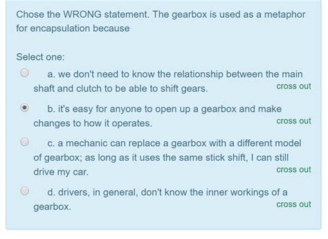 Solved Which Statement Is Correct Select One O A All