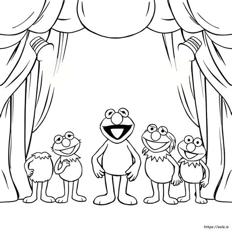 Ingyenes Muppet Színező Oldalak