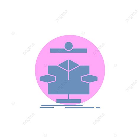 Algorithm Chart Data Diagram Flow Glyph Icon 3d Arrow Background Png