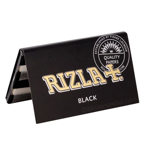 Rizla Black Ultra Thin Rolling Papers Box Of 25 Quecan Distribution