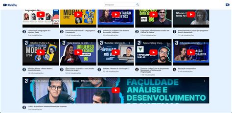 GitHub hyanguimaraes AluraPlay Página AluraPlay Uma espécie de YouTube vídeos